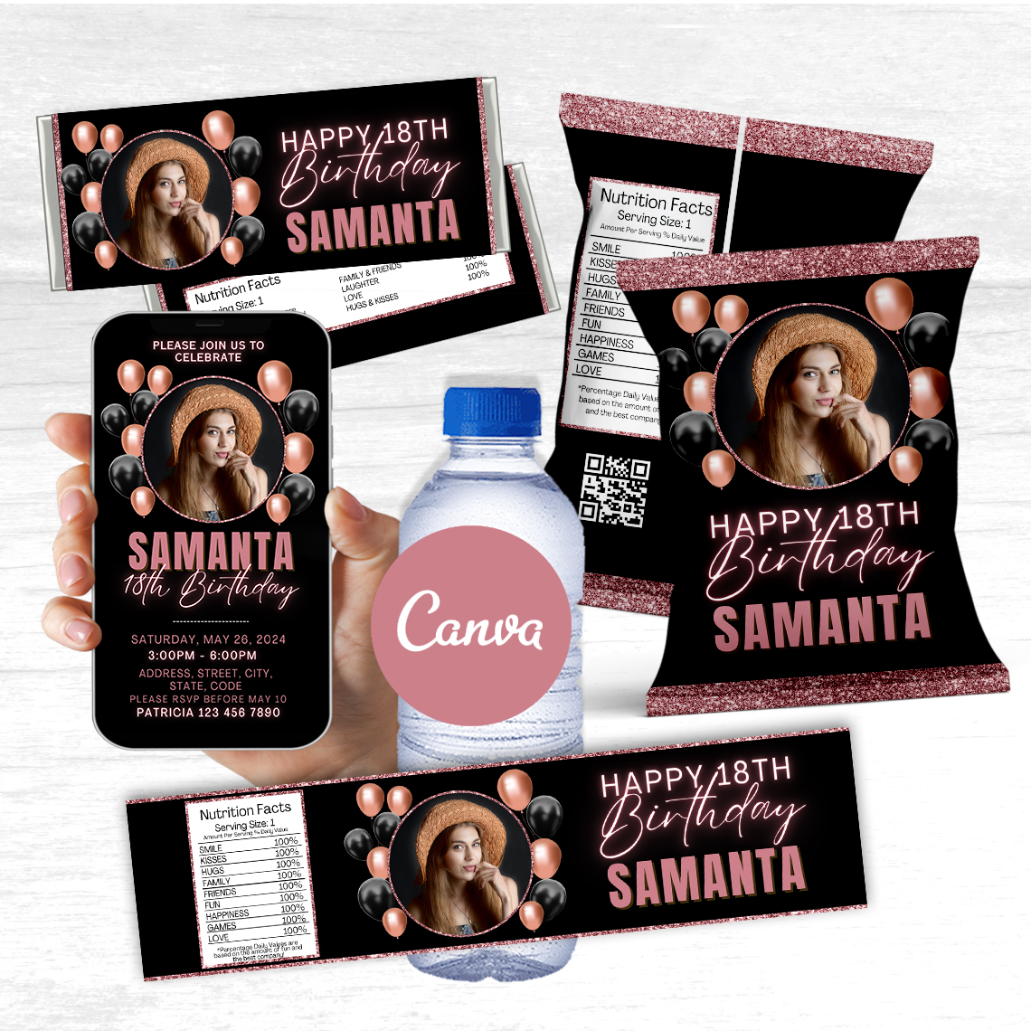 Adult Party Theme – Digital Prints for Birthday