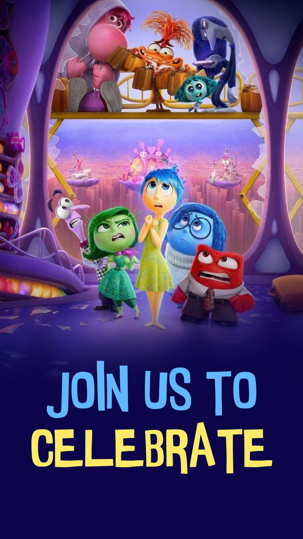 Inside Out - Birthday Video Invitation – Digital Prints for Birthday