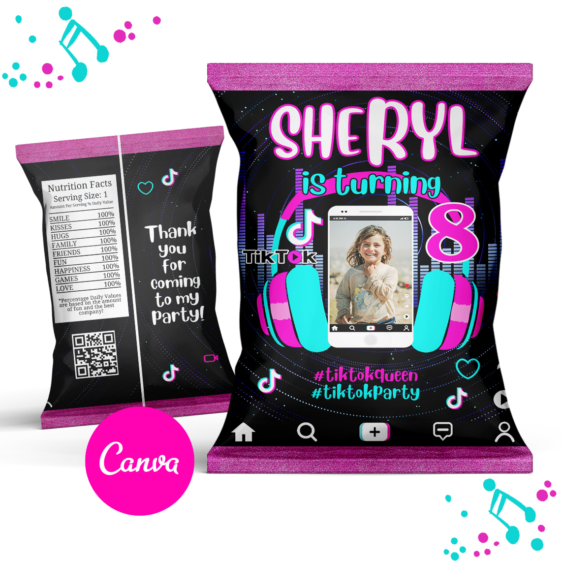 Tik Tok Bundle – Digital Prints for Birthday