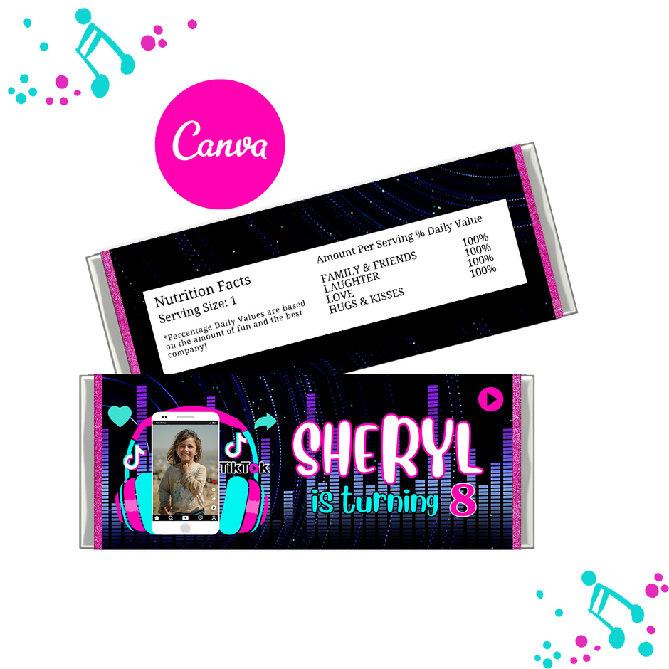 Tik Tok – Digital Prints for Birthday