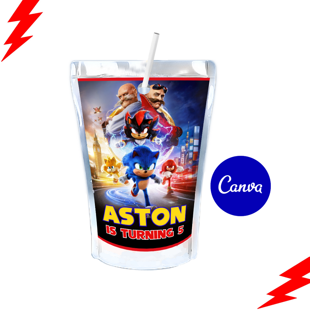 Sonic 3 Caprisun – Digital Prints for Birthday